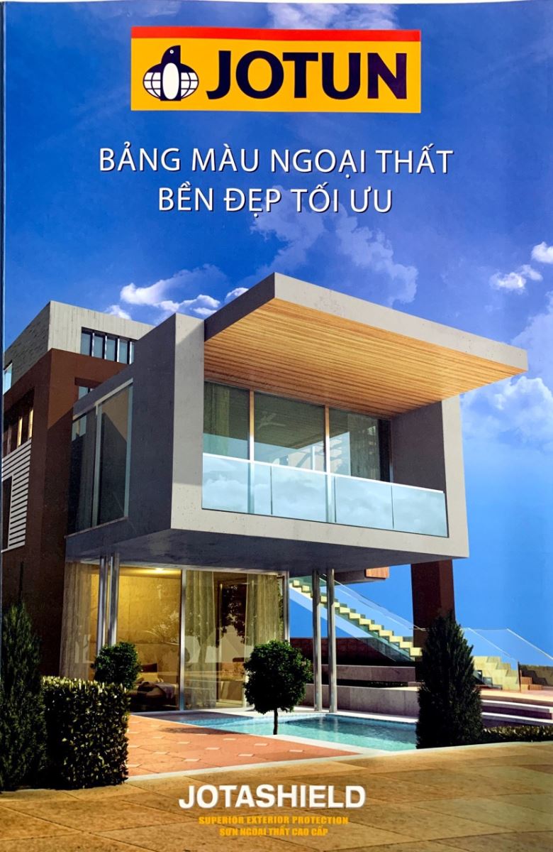 Bảng mầu sơn ngoại thất cao cấp JOTASHIELD BỀN MẦU TỐI ƯU và JOTASHIELD CHỐNG PHAI MẦU